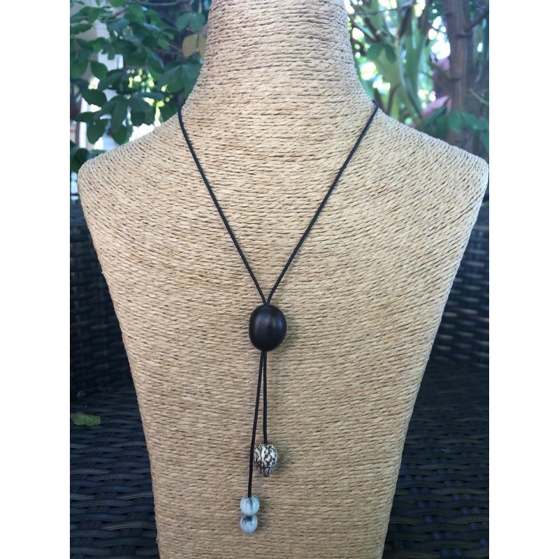 Collier modulable corbaril Job palmier